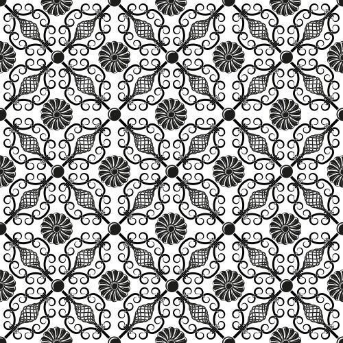 Wrought iron pattern Royalty Free Vector Image