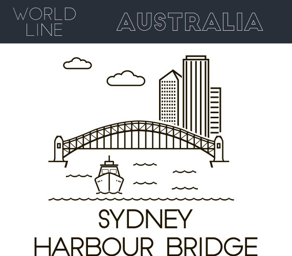 Sydney Harbour Bridge Vector Images (over 740)