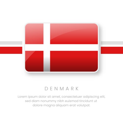 Denmark Flag Button Vector Images (over 1,000)