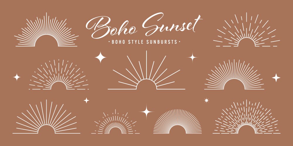Half Sunburst Vector Images (over 720)