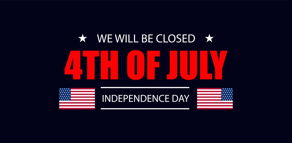 Closed July 4th Vector Images (over 140)