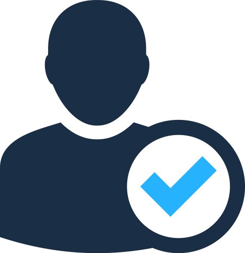 Avatar icon male user person profile symbol Vector Image