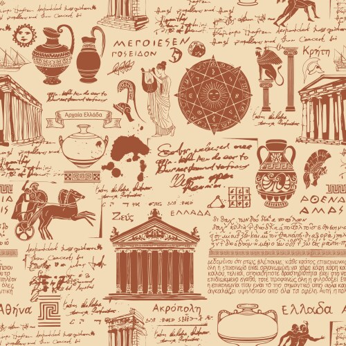 Greek style pattern Royalty Free Vector Image - VectorStock