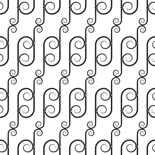 Wrought iron pattern Royalty Free Vector Image