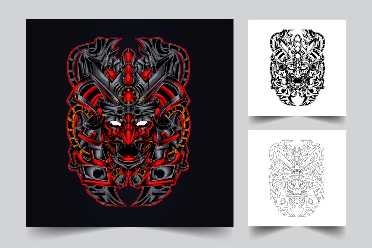 Satan artwork Royalty Free Vector Image - VectorStock