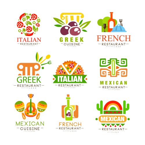 Italian logo Vector Images & Graphics for Commercial Use | VectorStock