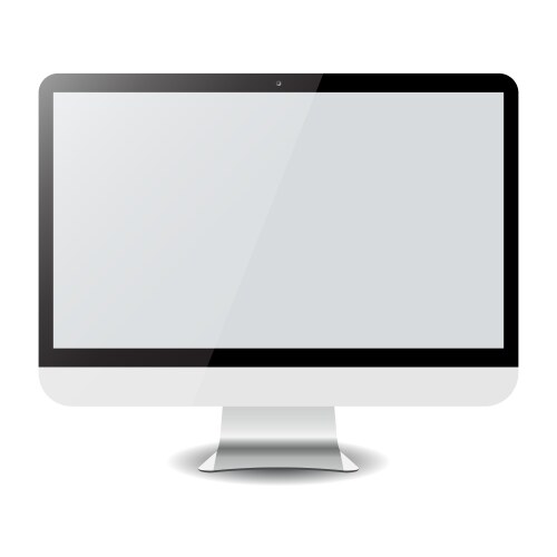 Computer screen Royalty Free Vector Image - VectorStock