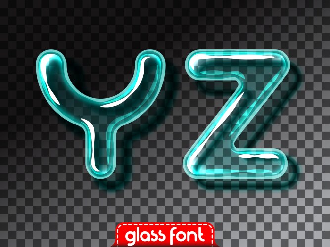 Realistic transparent pieces broken glass Vector Image