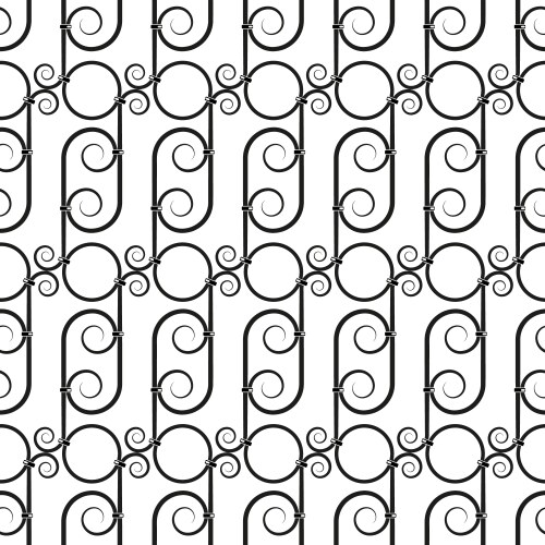 Wrought iron pattern Royalty Free Vector Image