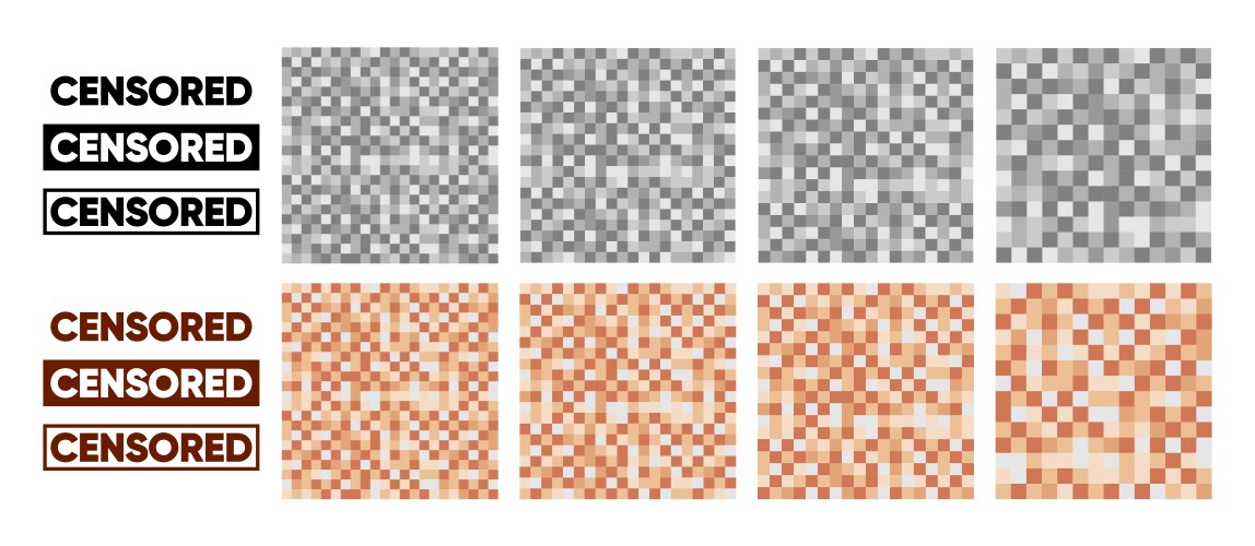 Censored Sign Vector Images (over 4,800)