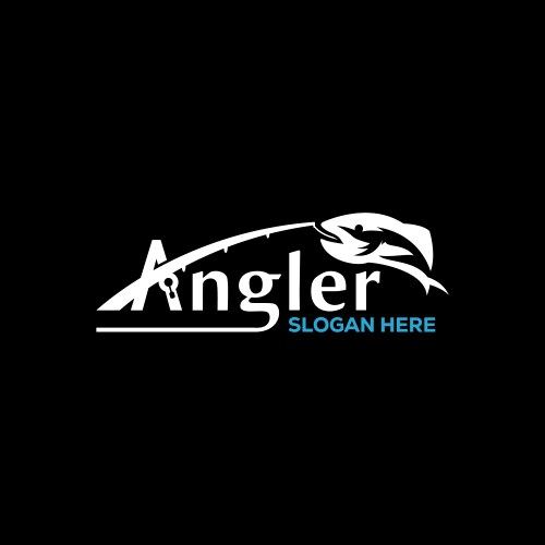 Angler logo Royalty Free Vector Image - VectorStock