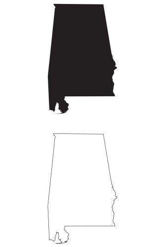 State of Alabama Outline Vector Images (over 880)