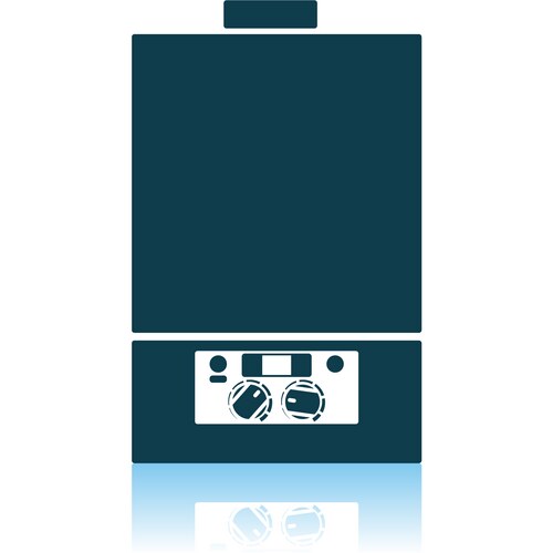 Steam boiler icon simple style Royalty Free Vector Image