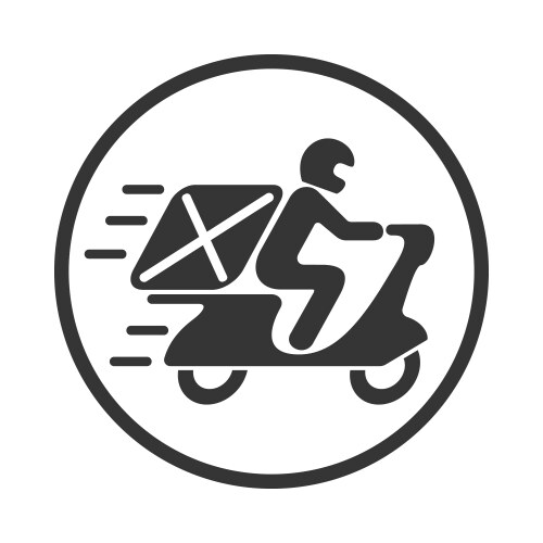 Food delivery icon set food delivery order symbol Vector Image