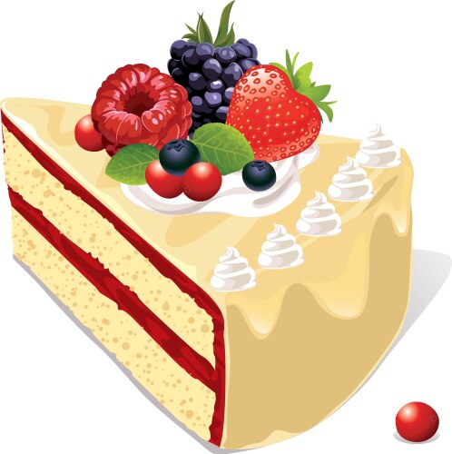 Birthday cake Royalty Free Vector Image - VectorStock