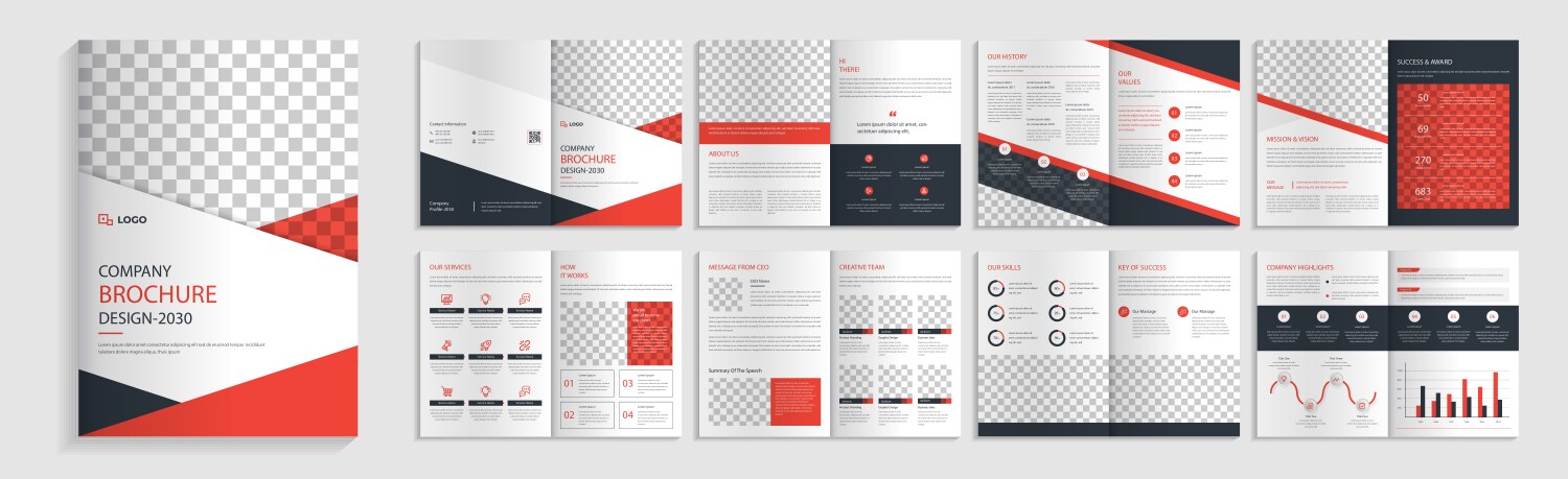 Company Profile Layout Vector Images (over 13,000)