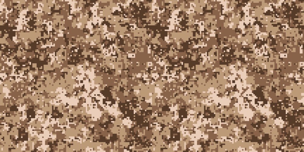 Pixel camouflage for a soldier army uniform Vector Image