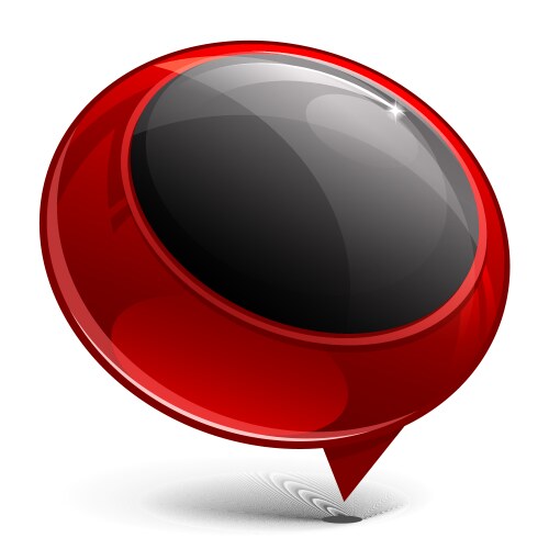 Shiny gloss red banner eps 10 Royalty Free Vector Image