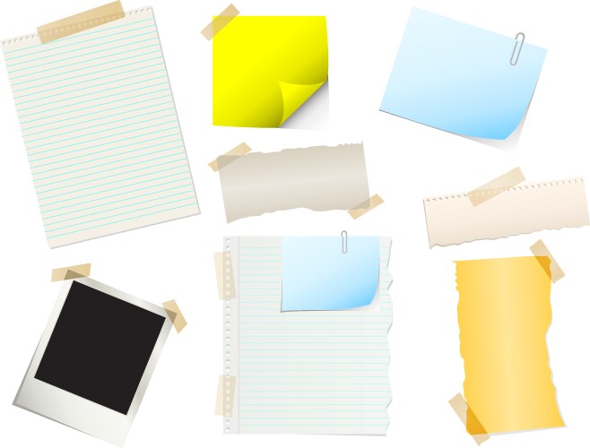 Lined paper Royalty Free Vector Image - VectorStock