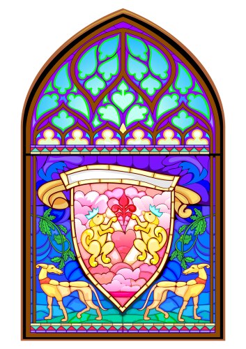 Gothic Stained Glass Patterns Vector Images (over 2,200)