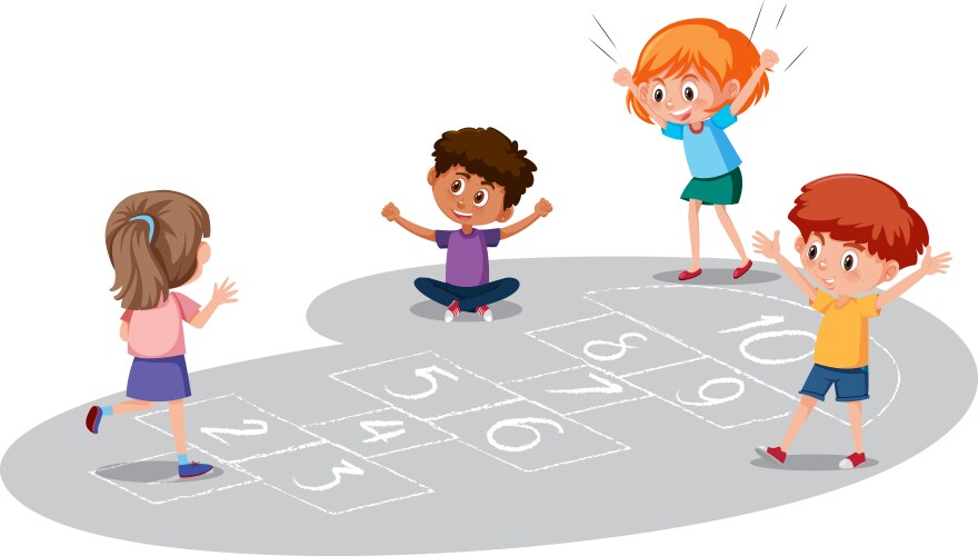 Children Playing Clipart Vector Images (over 17,000)