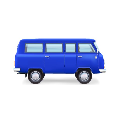 Mini van Royalty Free Vector Image - VectorStock