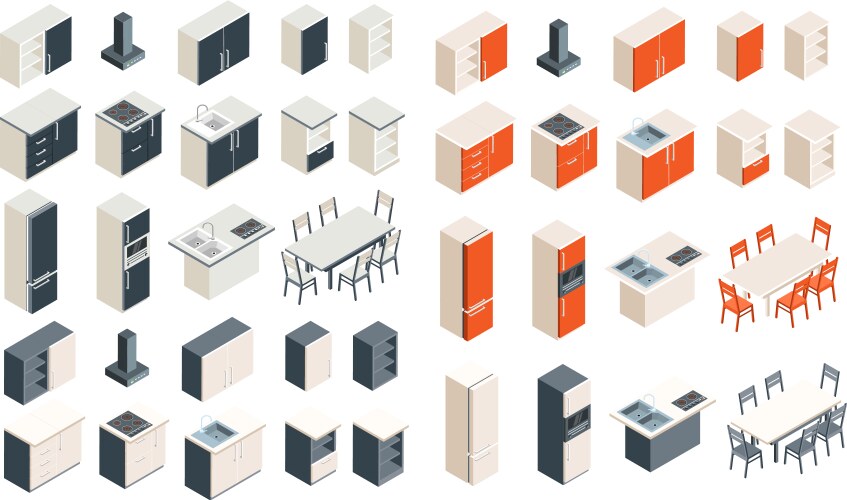 Kitchen Cabinet Vector Images (over 8,400)