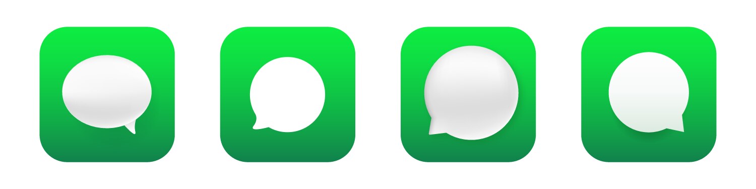 Message text box mobile phone screen Royalty Free Vector