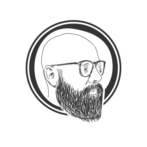 Bald Man with Beard Logo Vector Images (over 550)