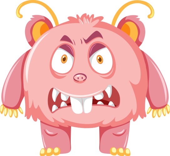Scary monster Royalty Free Vector Image - VectorStock