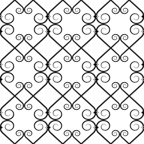 Wrought iron pattern Royalty Free Vector Image