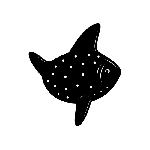 Sunfish silhouette Vector Images & Graphics for Commercial Use ...