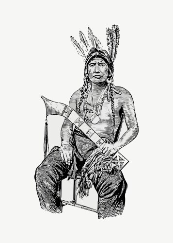 Native American Sketch Vector Images (over 5,100)