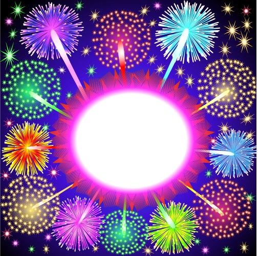 Fireworks set Royalty Free Vector Image - VectorStock