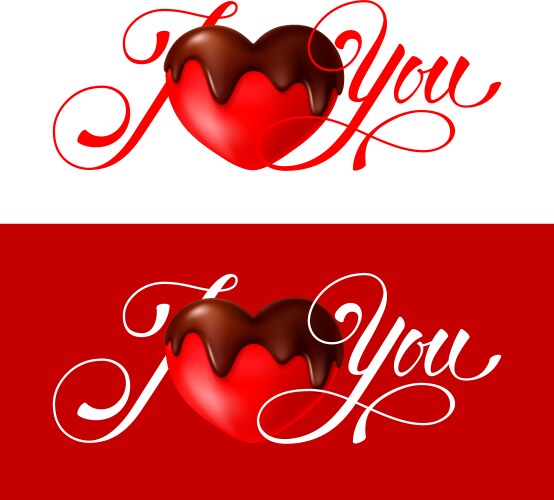 Calligraphy heart Vector Images & Graphics for Commercial Use | VectorStock