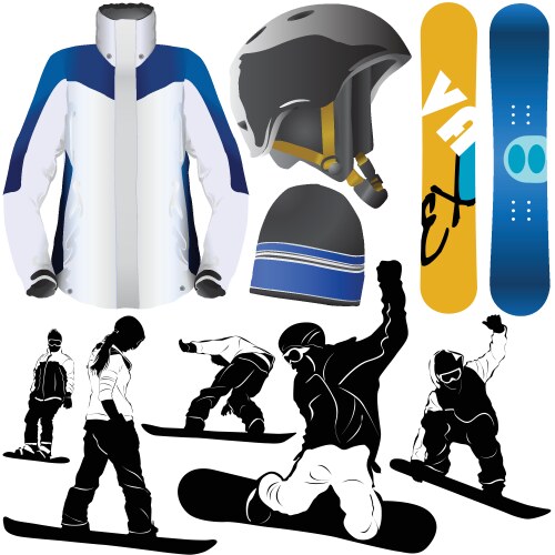 Snowboard Royalty Free Vector Image - VectorStock
