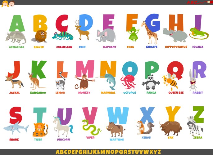 Animal Alphabet Vector Images (over 32,000)