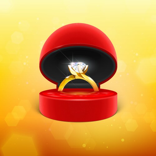 Engagement Ring Box Vector Images (over 7,800)