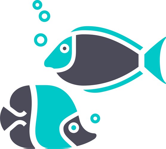 Turquoise logo the concept Royalty Free Vector Image