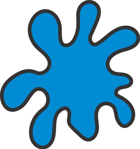 Paint Splat Outline Vector Images (over 990)
