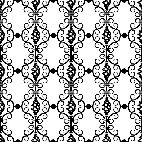 Wrought iron pattern Royalty Free Vector Image
