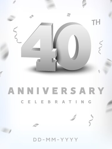 40th Anniversary Logo Vector Images (over 2,400)