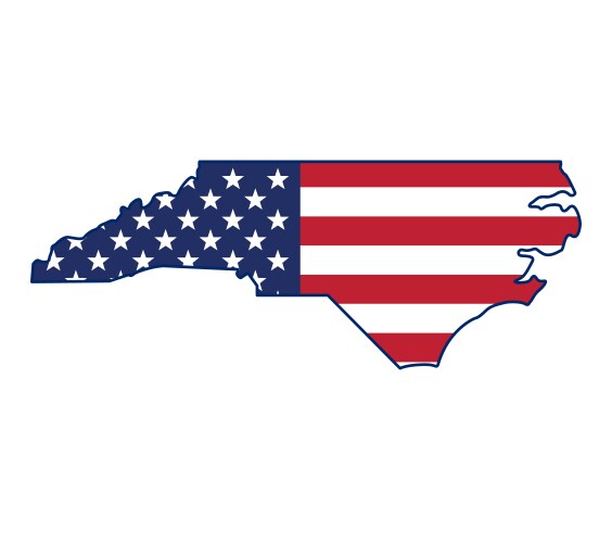 North Carolina State Shape Vector Images (over 450)