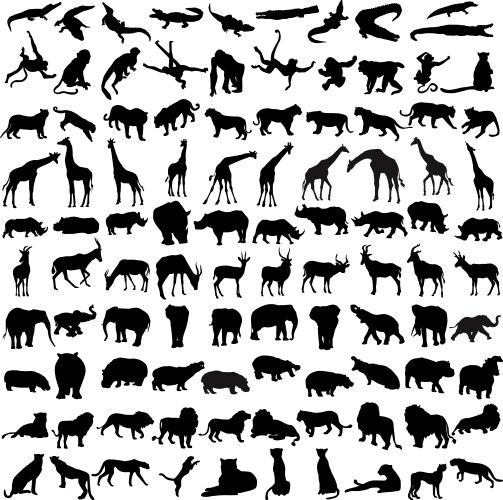 Animals Outlines Vector Images (over 390,000)