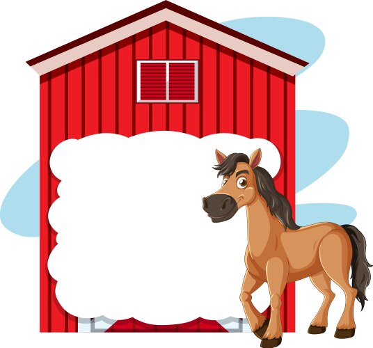 Cartoon Horse Stable Vector Images (over 1,000)