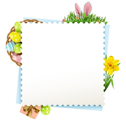 Easter gift box Royalty Free Vector Image - VectorStock