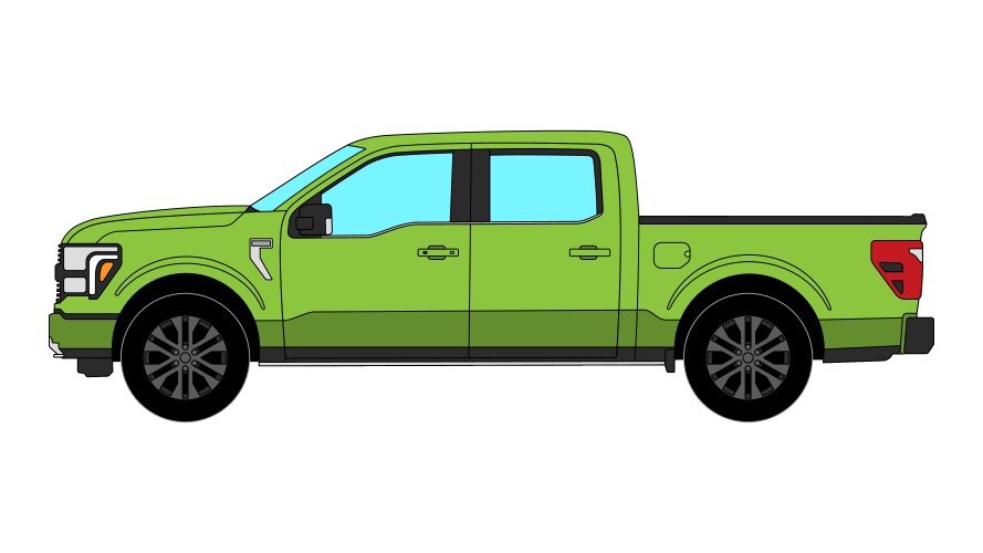 Ford f-150 Royalty Free Vector Image - VectorStock