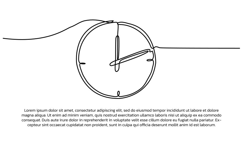 Wall Clock Drawing Vector Images (over 1,600)