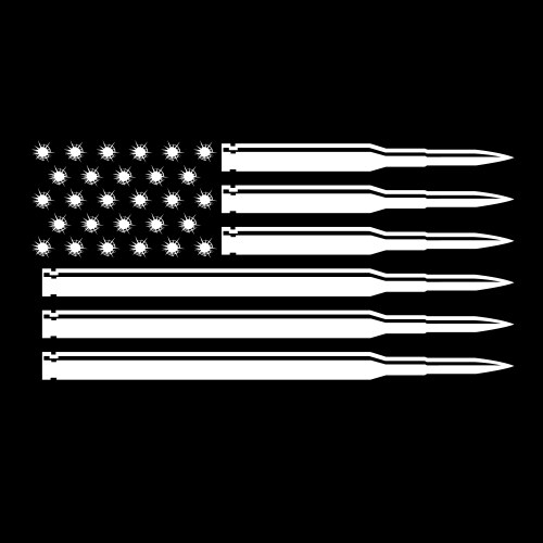Black white american flag Vector Images & Graphics for Commercial Use ...