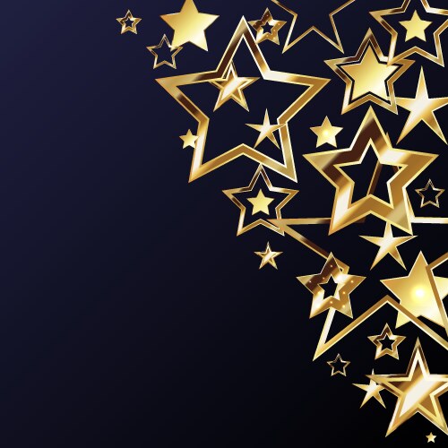 Shiny gold star Royalty Free Vector Image - VectorStock